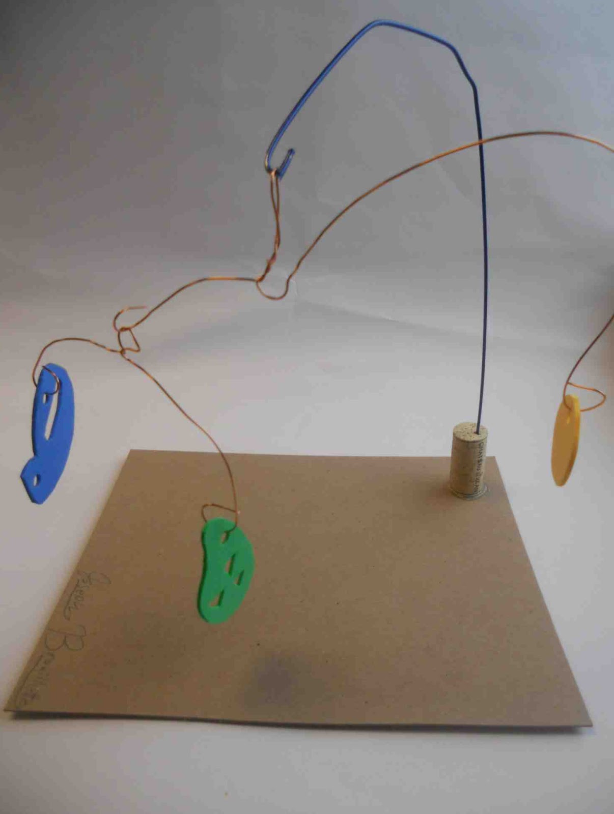 Create Art With Mrs. P!: Secret Code Monogram Calder Mobiles