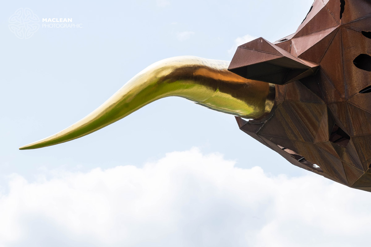 Red Bull Sculpture in the Welcome Centre