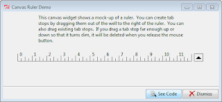 Py In My Eye: Tkinter Canvas Ruler Demo