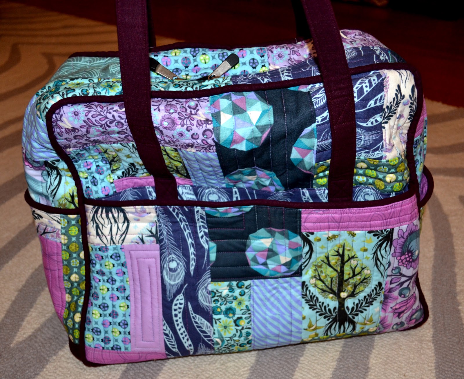 Sew E.T.: Amy Butler Weekender Bag Finished!!