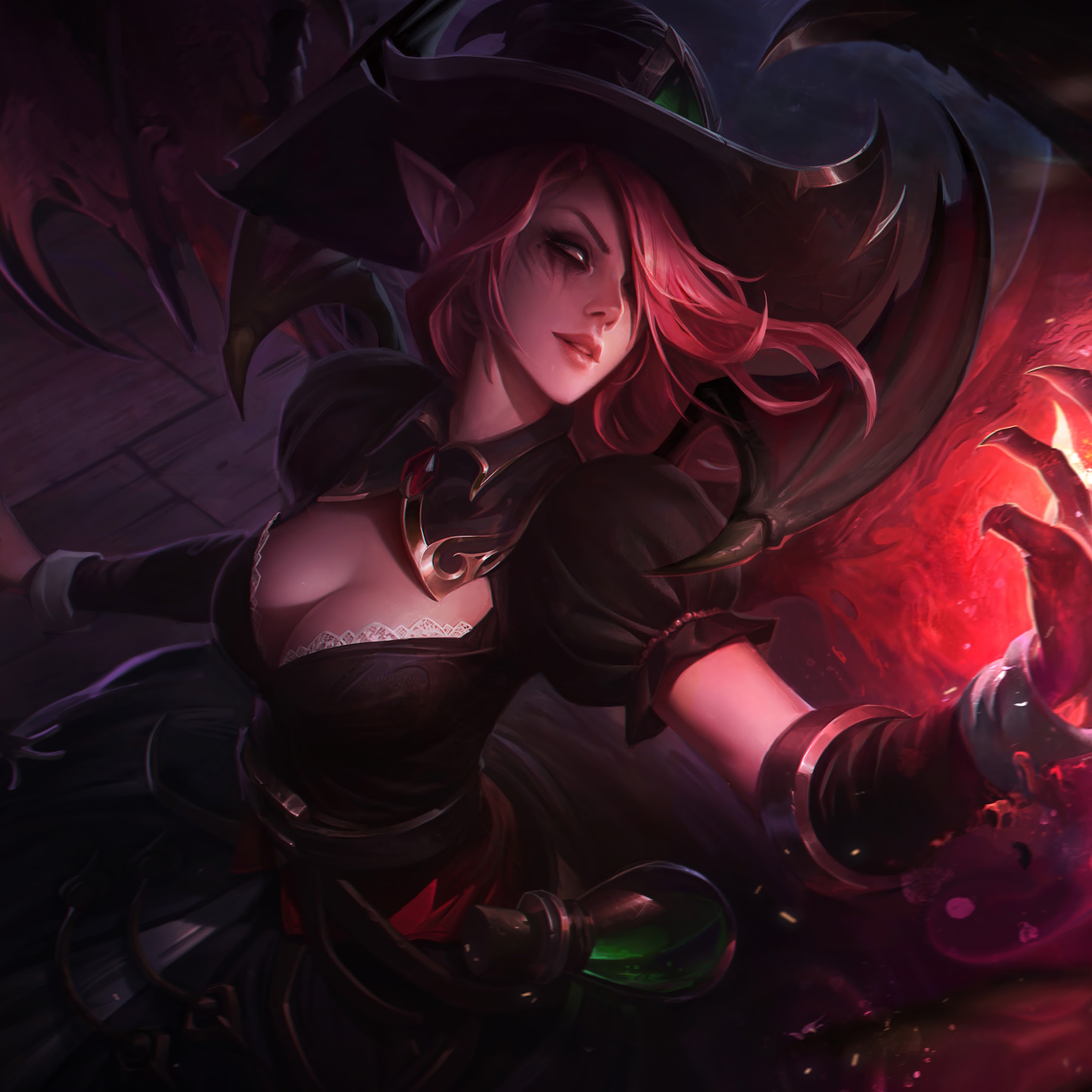 Bewitching Morgana, Splash Art, New Update, LoL, 8K, #49 Wallpaper PC ...