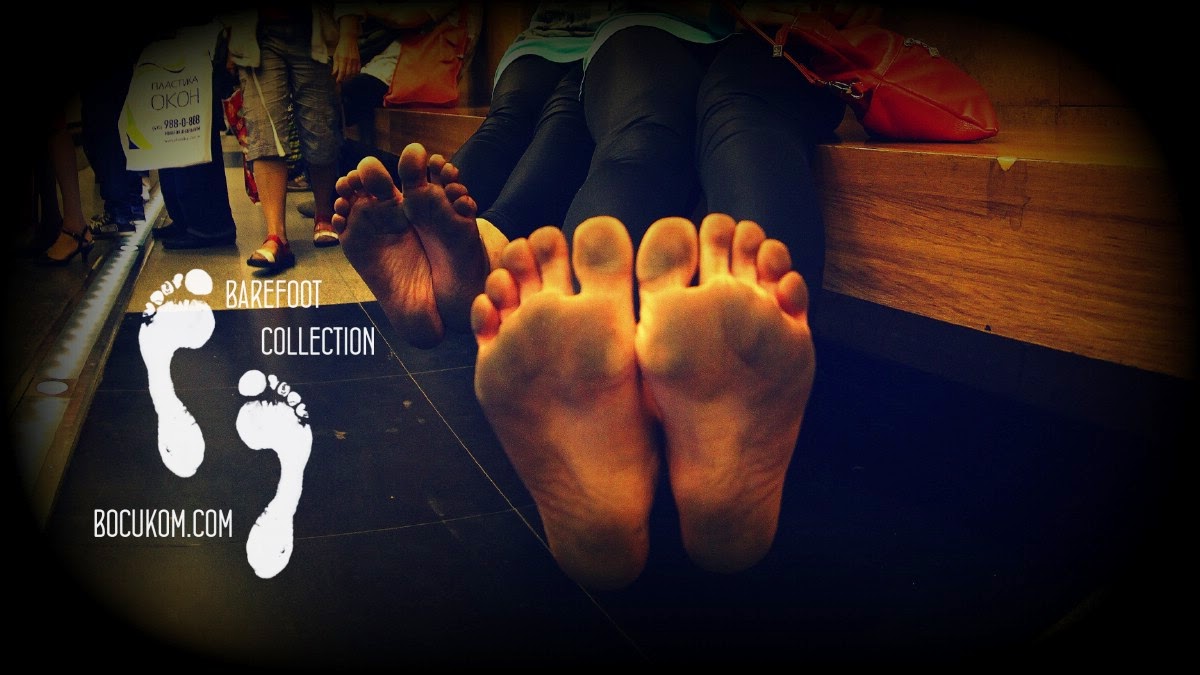 Barefoot Twins Sisters "Walking in the subway" [December Discount - $29.95]