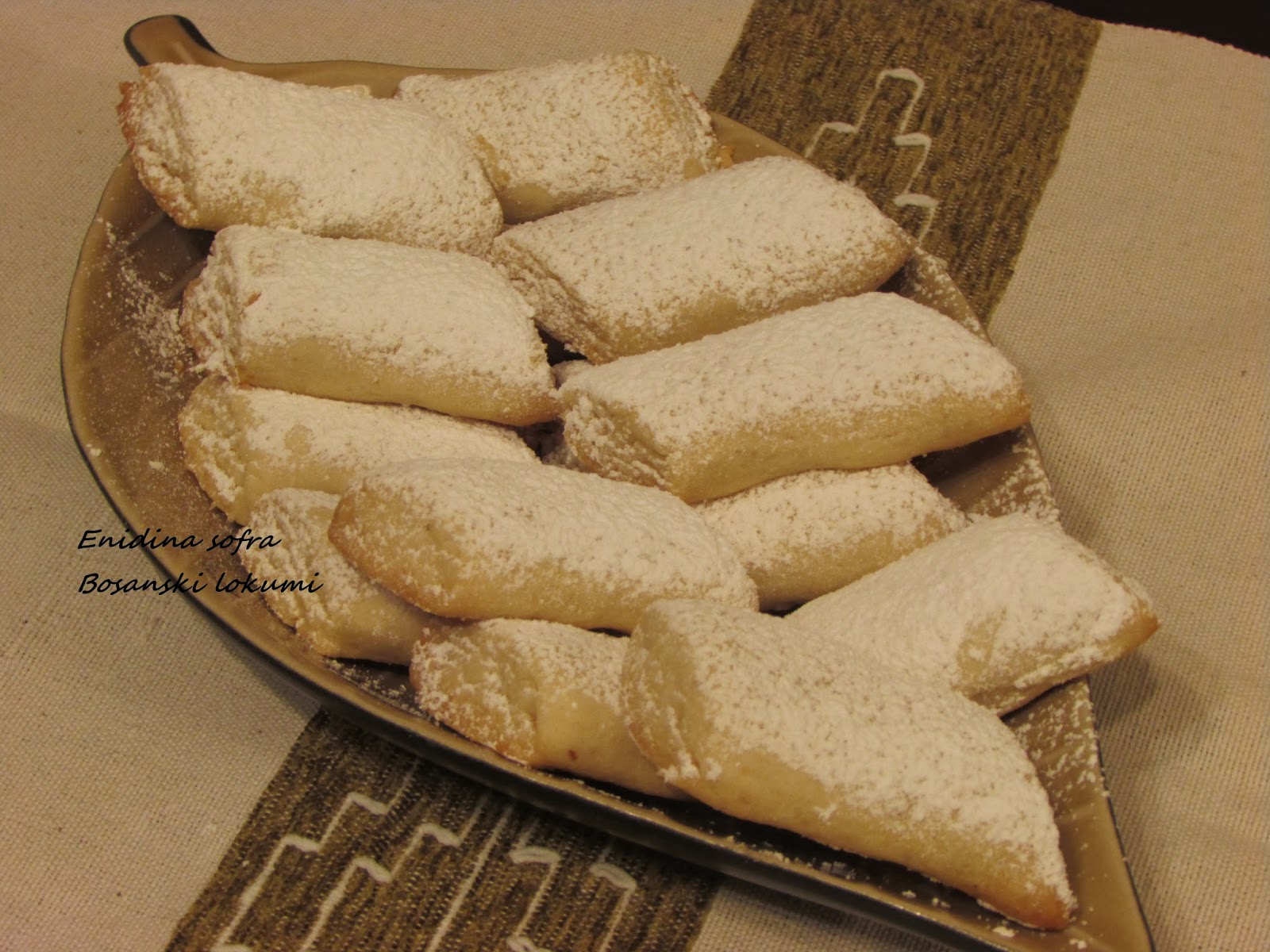 Enidina sofra: Bosanski lokumi