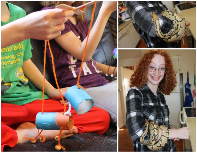 Homeschooling Large Family Style: Art Class: Totem Poles, Marionettes ...