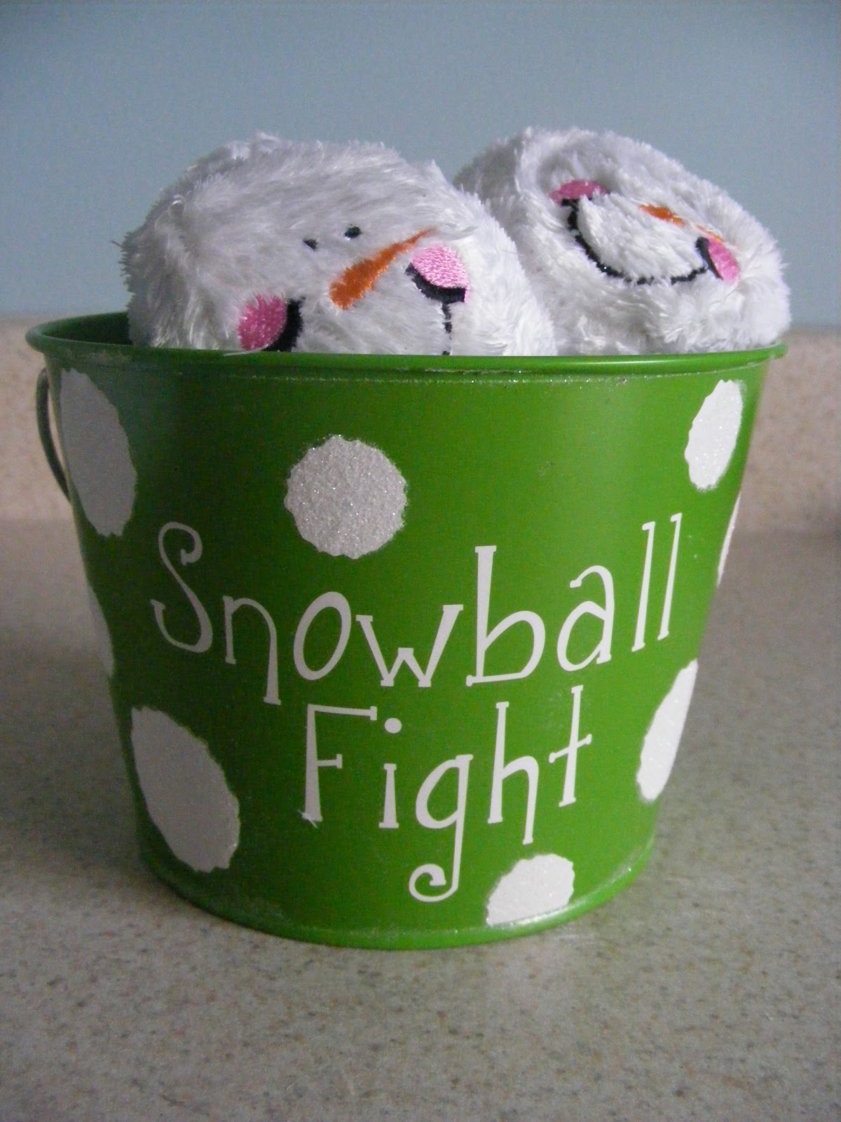 Isn't She Crafty: An Indoor Snowball Fight