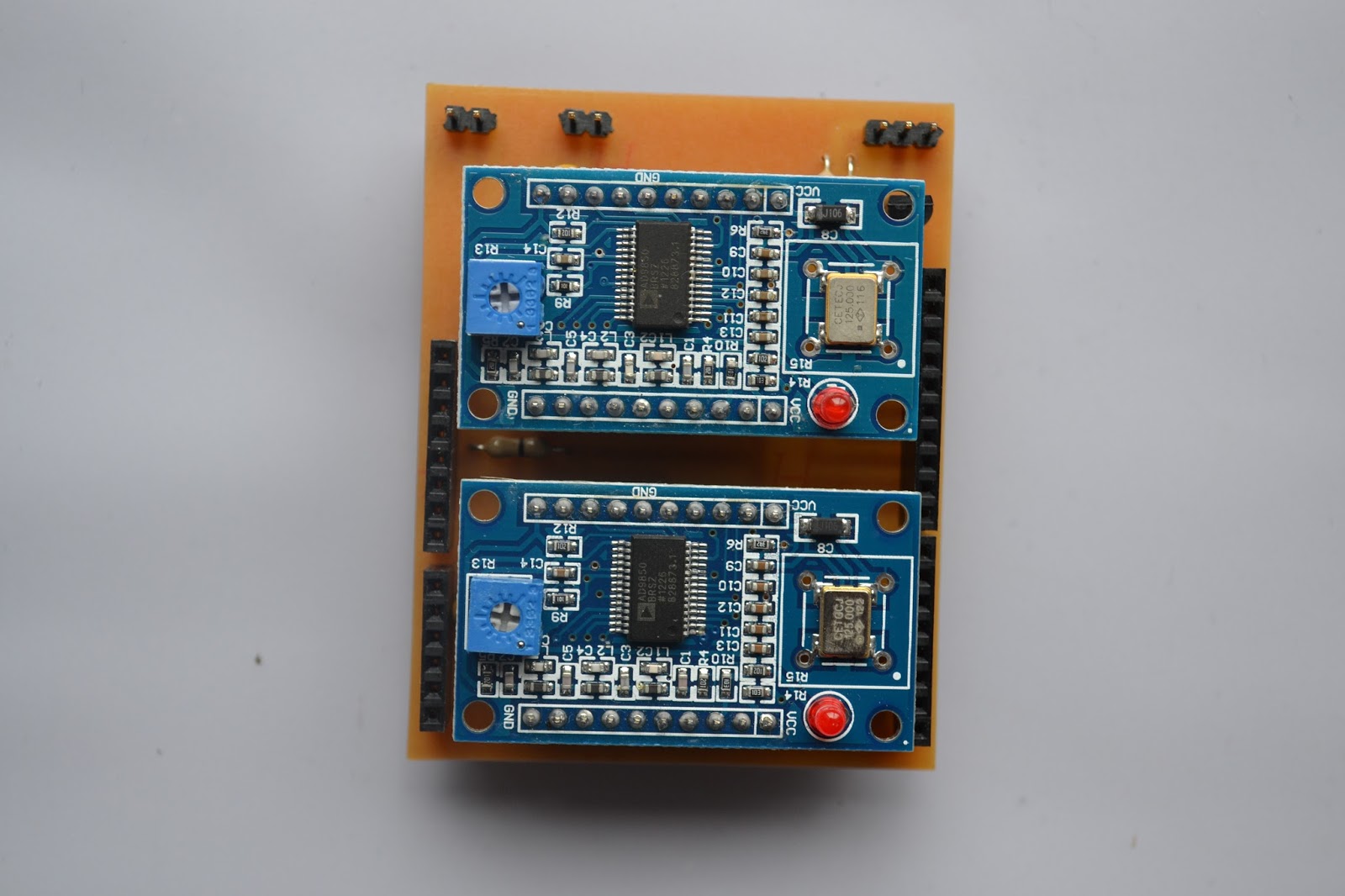 JA2GQP’s Blog: AD9850 DUAL DDS Shields