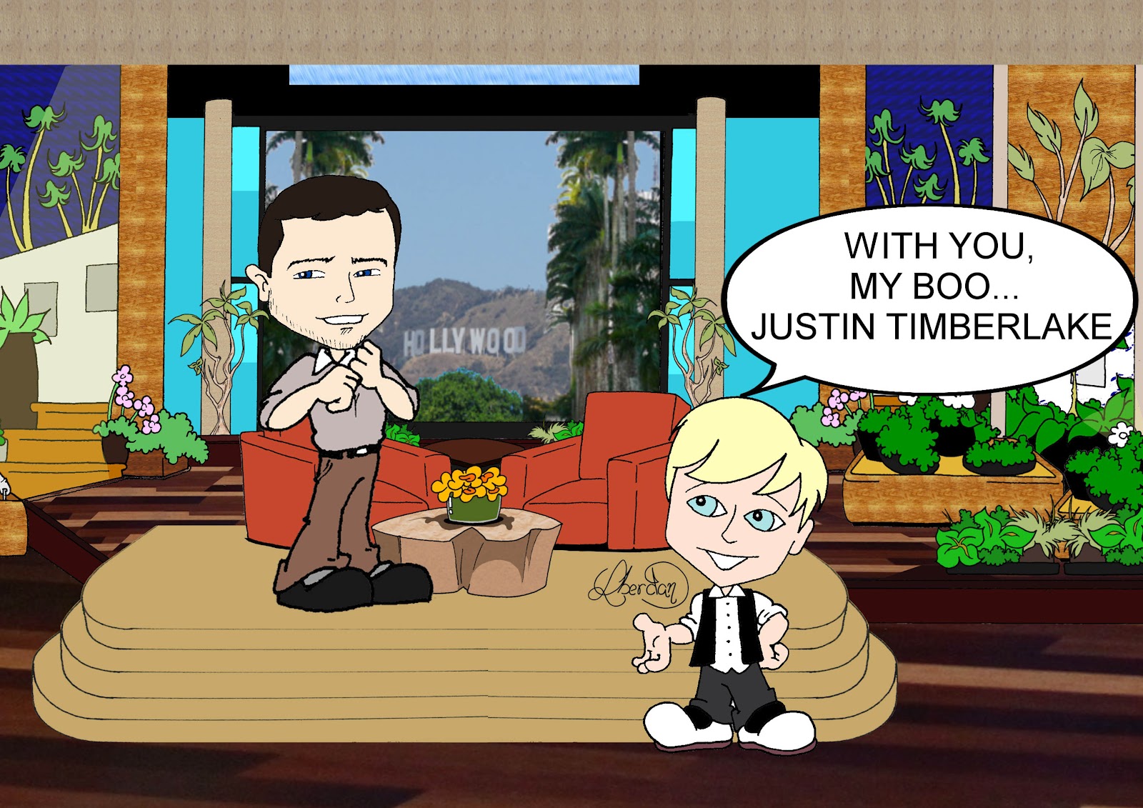 Ellen DeGeneres Cartoon