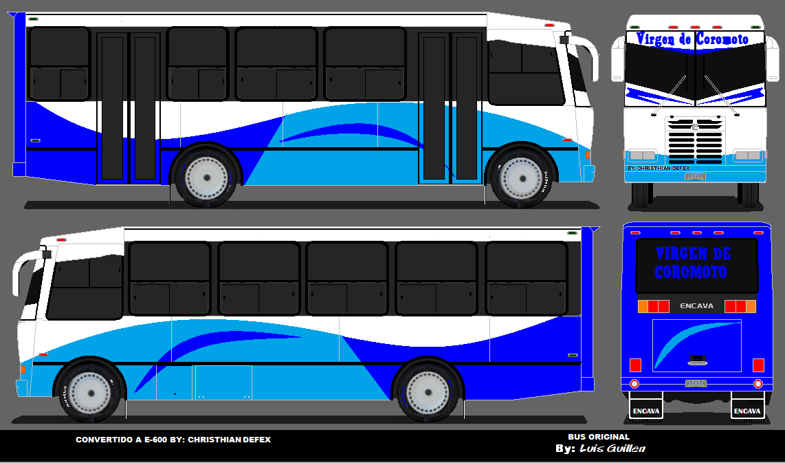 Diseños Autobuses Venezuela: Encavas Pintadas