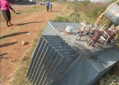 Photos: 3 Men Caught Stealing Transformer Cables In Umuahia Abia State ...