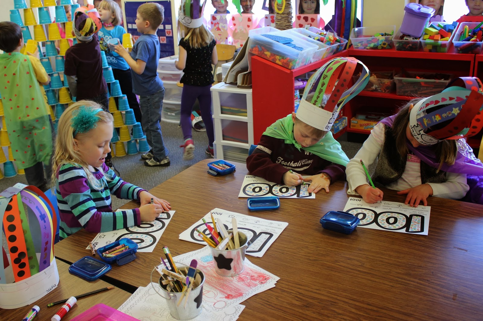 Miss Jessica's Kindergarten: 100th Day Centers