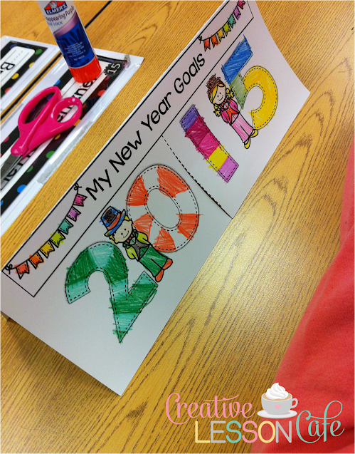 Creative Lesson Cafe: New Year Goals in the Classroom: A Flap Book ...