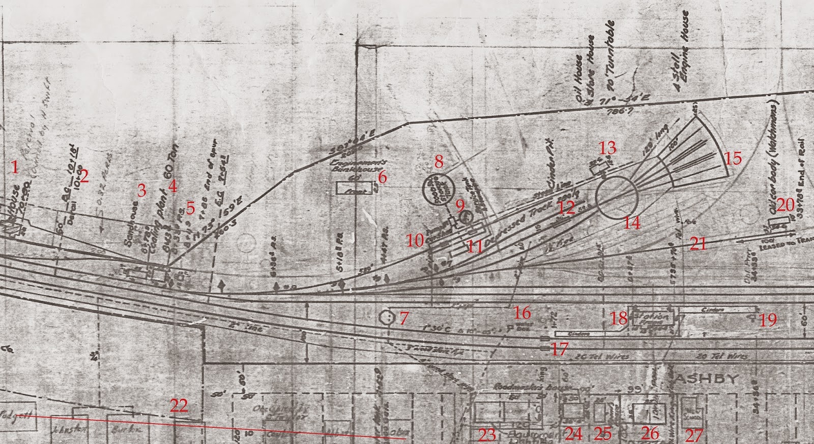 KETTLE VALLEY MODEL RAILWAY: BROOKMERE: PLANS FOR THE LATER STEAM YEARS