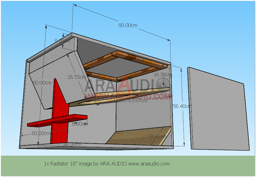 Skema Box Subbass Radiator 18 single