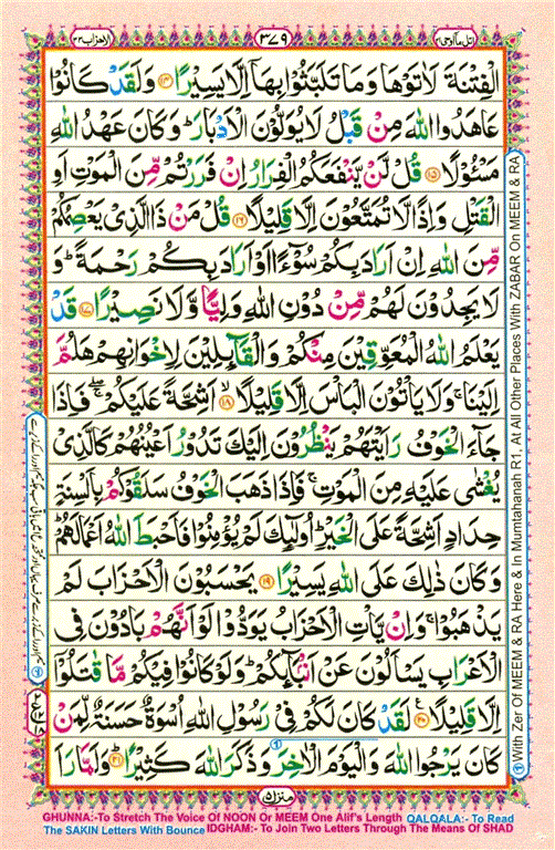 Gateway to Quran: Colour Coded Quran - Para 21