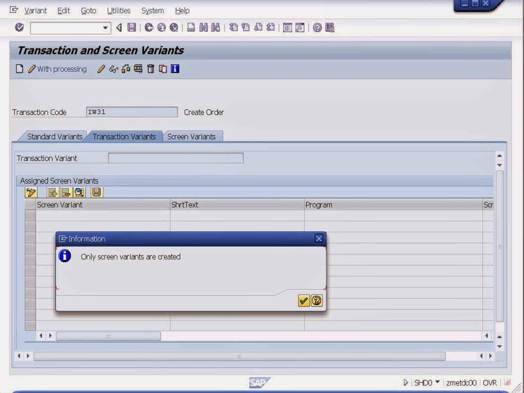 青蛙SAP分享 Froggy's SAP sharing: Tech10 Create Transaction Variant for IW31