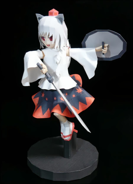 Papercraft - Touhou Project Momiji - Papercraft4u | Free Papercrafts ...