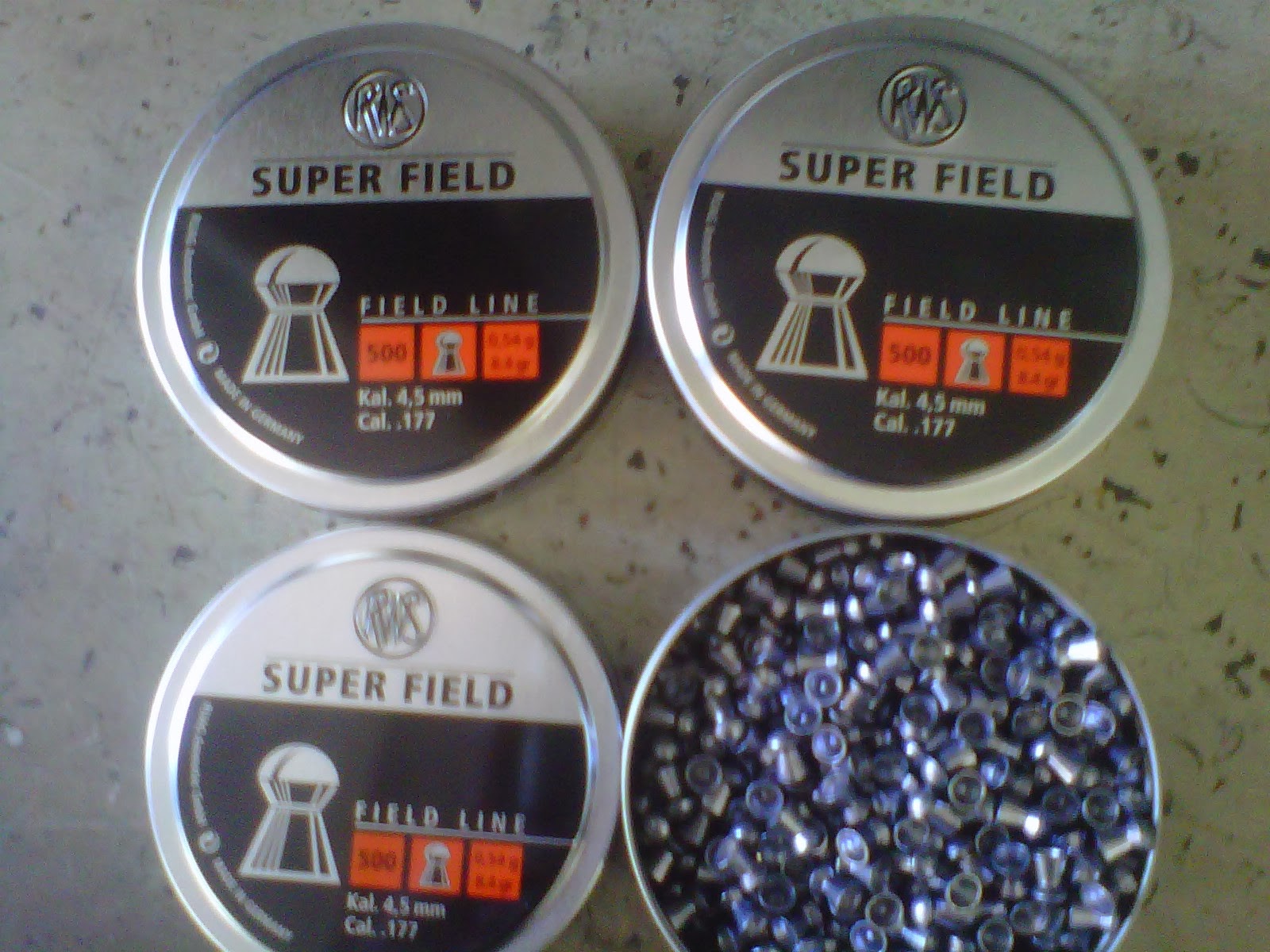 GUNS AND HOBBIES: PELURU SENAPAN ANGIN 4,5 MM