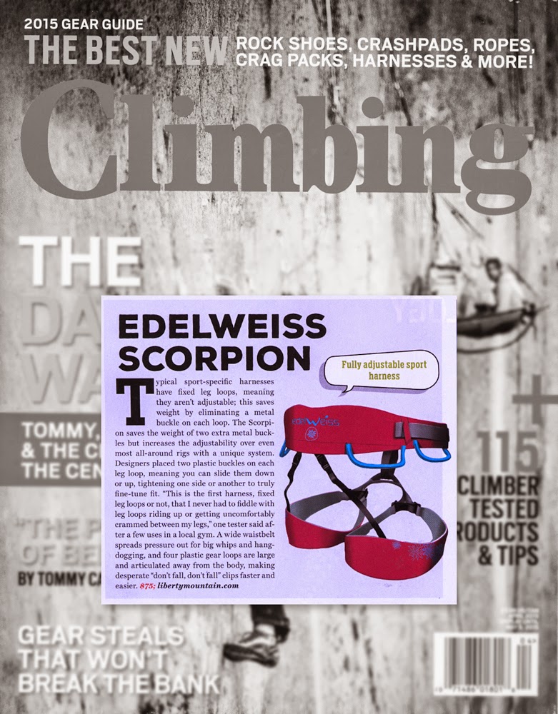 Liberty Mountain Climbing: Edelweiss Scorpion Climbing Harness ...