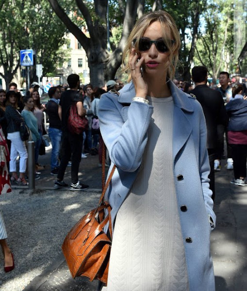 Beatrice Borromeo at Milan Fashion Week SS16
