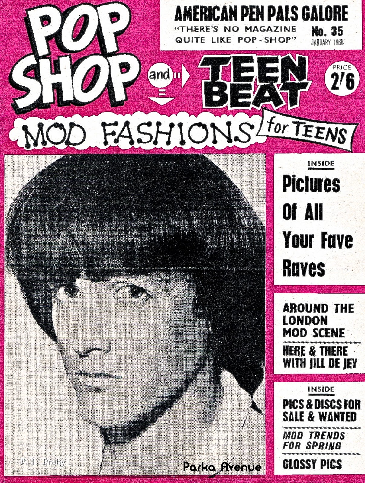 Parka Avenue: Pop Shop and Teen Beat - Mod Fashion for Teens