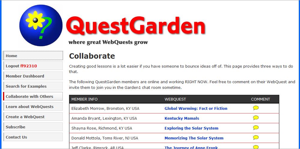 ICT in ELT (Jean's Warwick 2010/2011): ELT QuestGarden -Make a WebQuest (Part I)