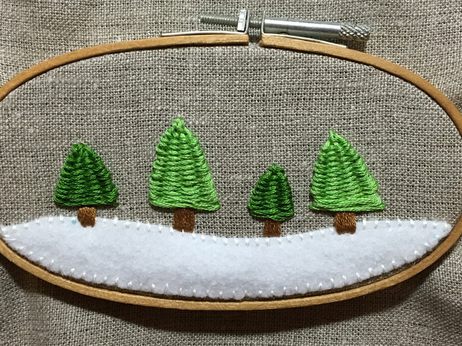 feeling stitchy: MooshieStitch Monday: Winter Woven Trees