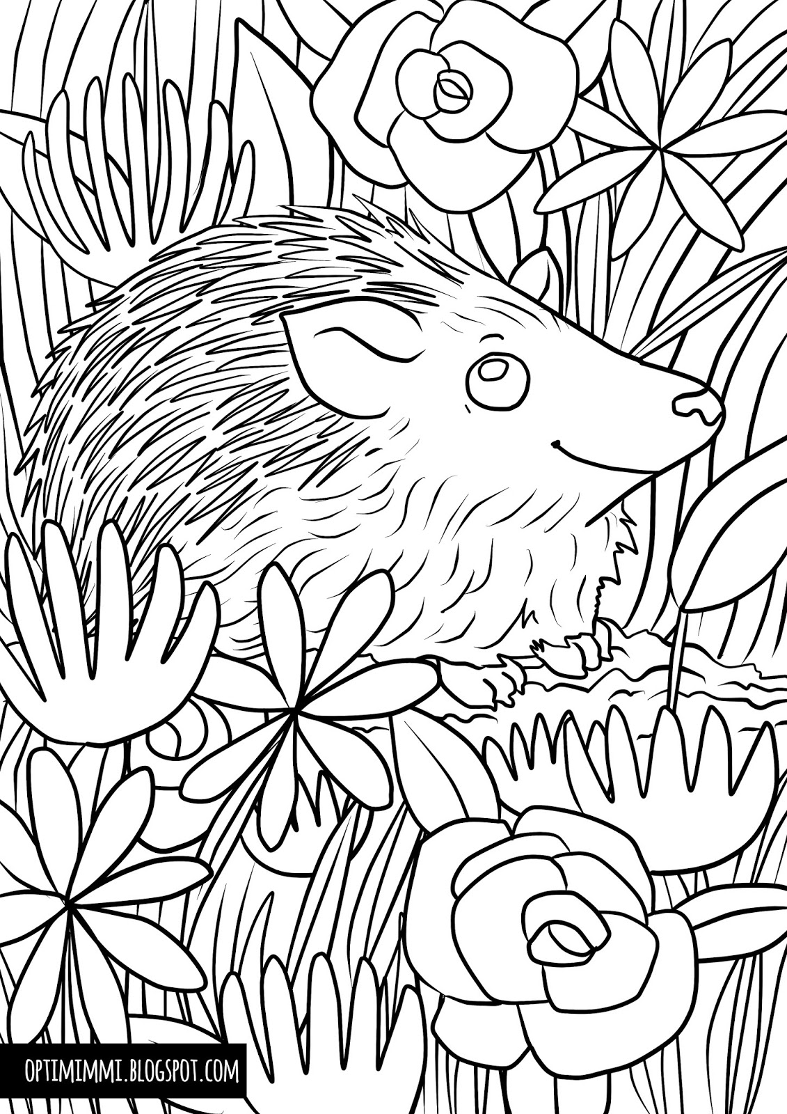 Inktober 2018: 31 coloring pages / 31 Värityskuvaa