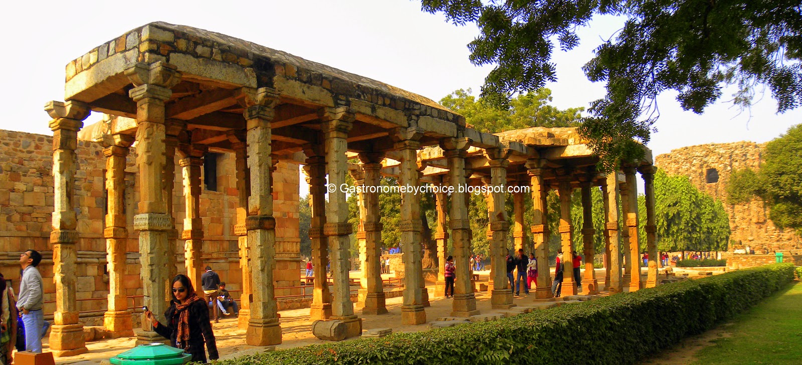 Corn Chaat & a Trip to the Qutab Minar ~ Gastronome By Choice