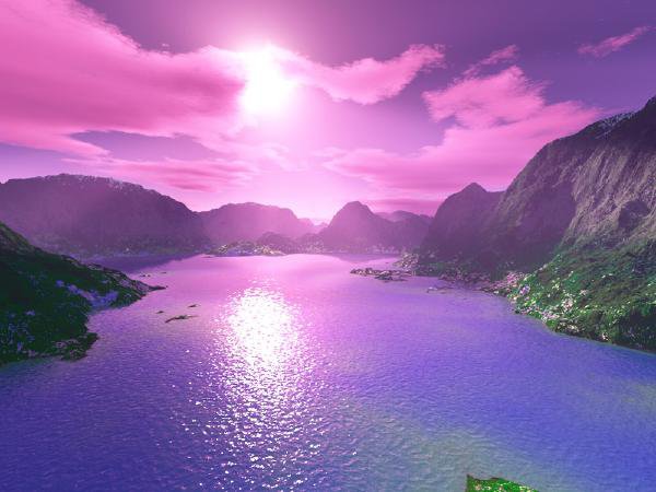 Paisajes en morado - Imagui