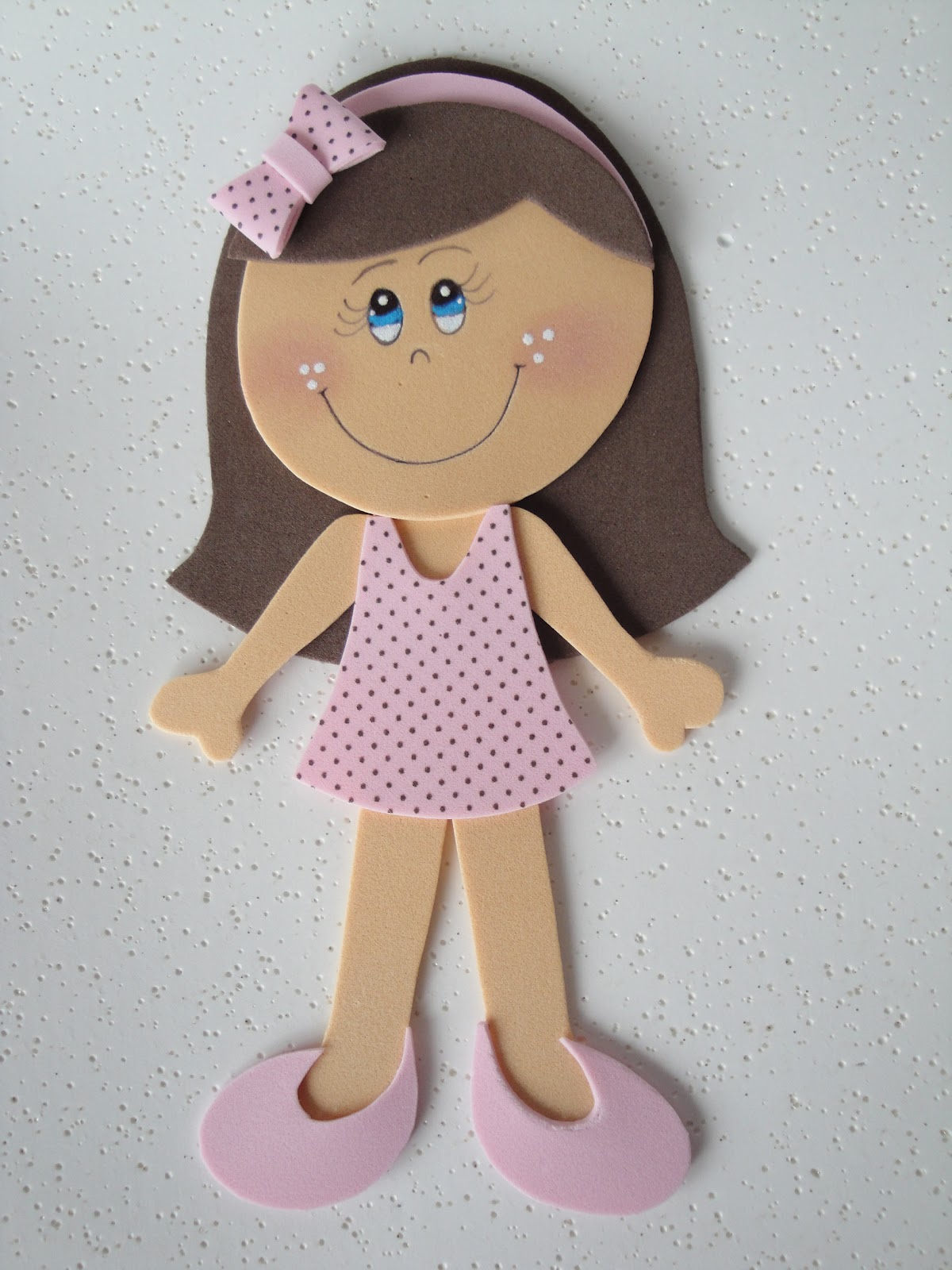 Artesanatos com Bibi : Bonequinhas de E.V.A | Trabalhos manuais ...