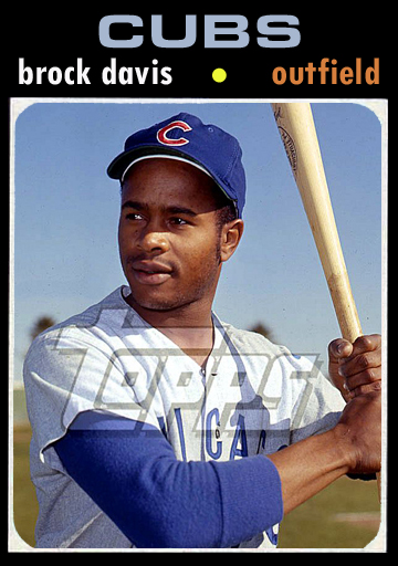1971 Baseball Card Update: 1971 Chicago Cubs (3rd T): 83-79, .512, 14GB