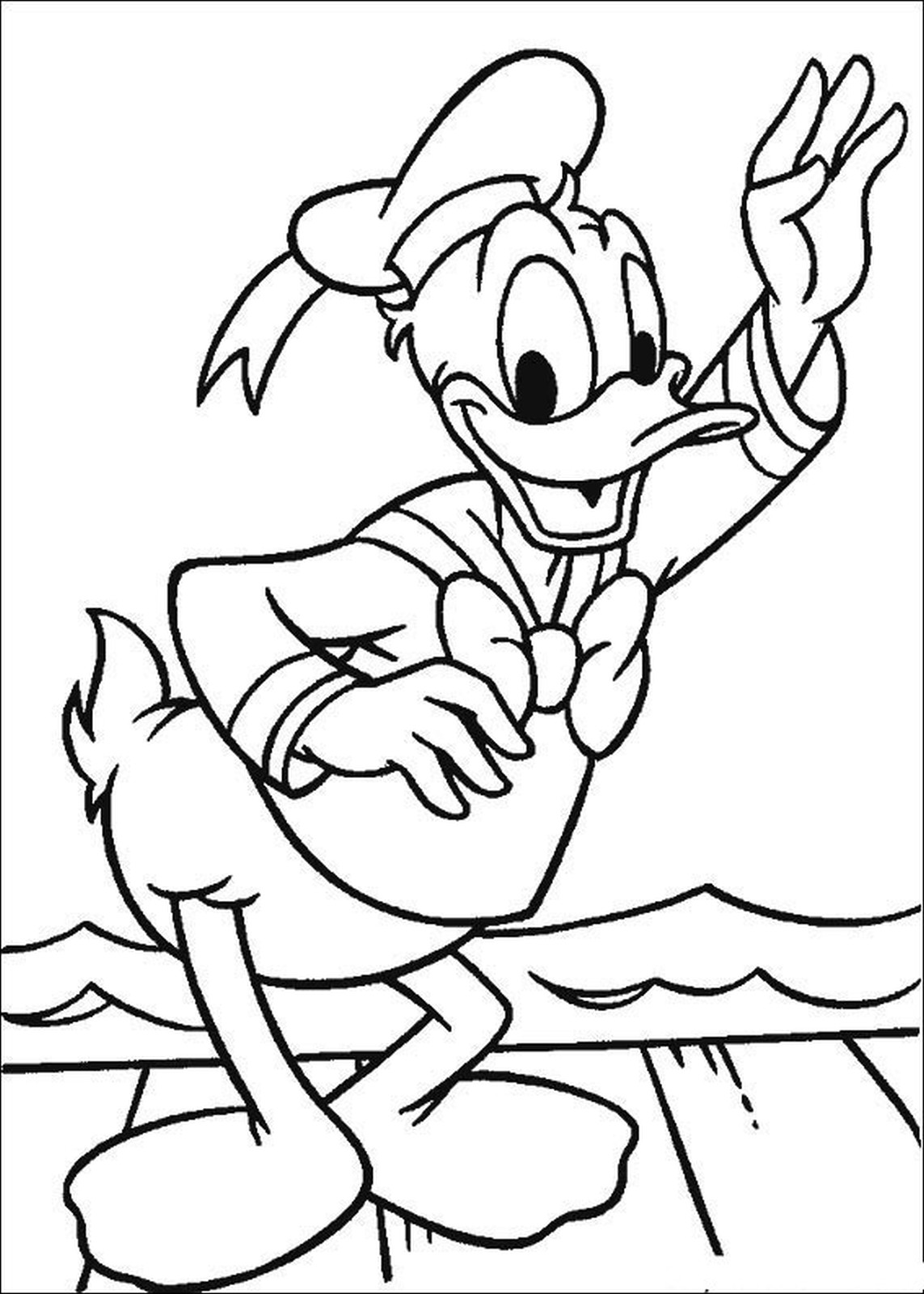Dibujos del Pato Donald para colorear | Dibujos Para Colorear