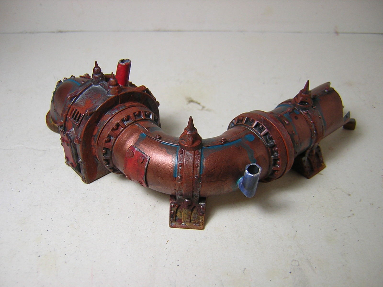 Warhammer 40k Orks (and more): Showcase: Ork Promethium Relay Pipes