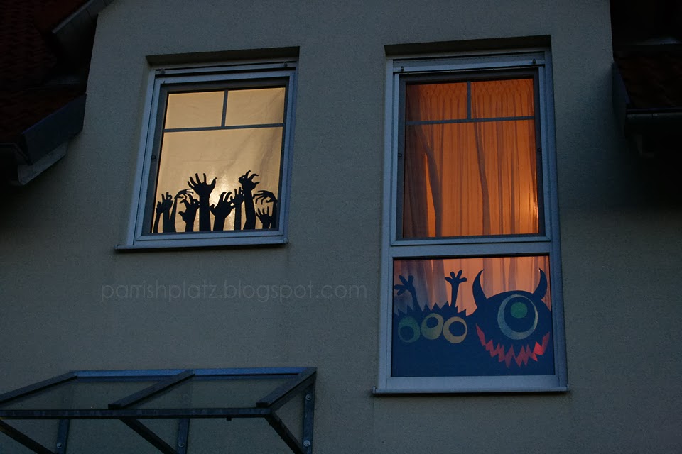 Parrish Platz: Paper Monster Window Silhouettes