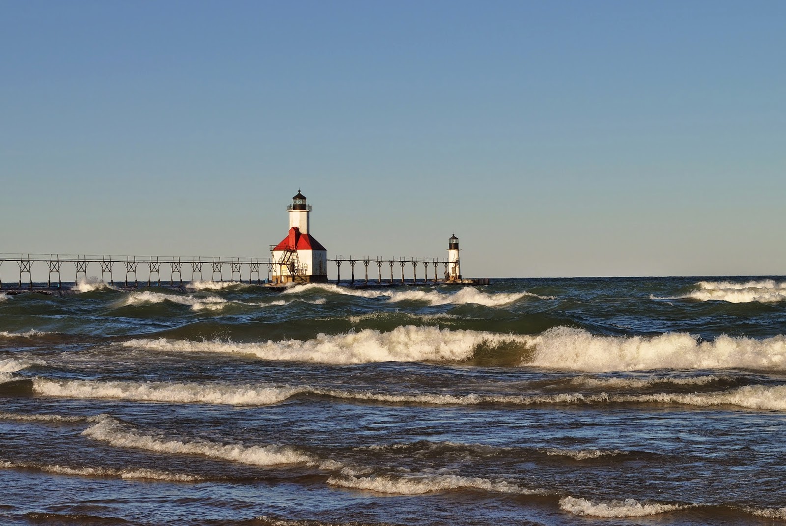 WC-LIGHTHOUSES: ST. JOSEPH NORTH PIER LIGHTS LIGHTHOUSE-ST. JOSEPH ...