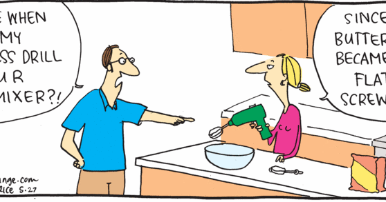 Dying for Chocolate: Cartoon of the Day: Cooking Tools