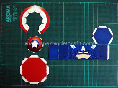 papermodel2u by Petchpaper: Free Paper Model :: The Avengers :: Captain ...