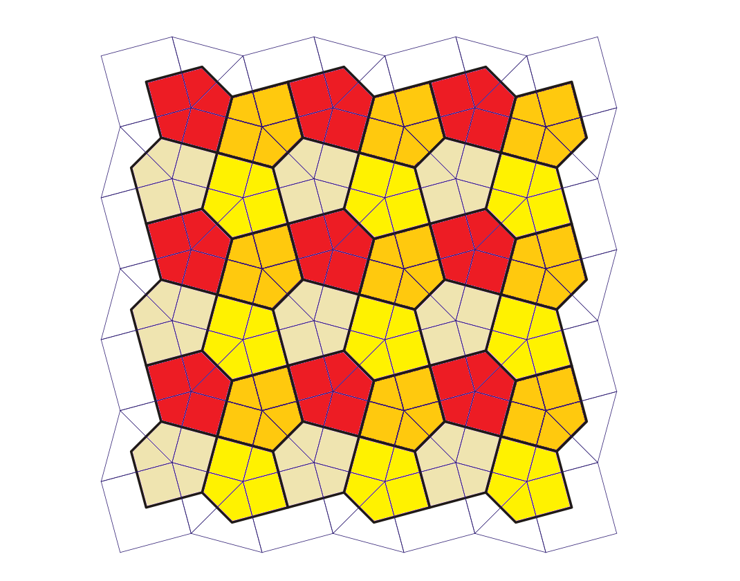 MEDIAN Don Steward mathematics teaching: 'Cairo' pentagon tilings