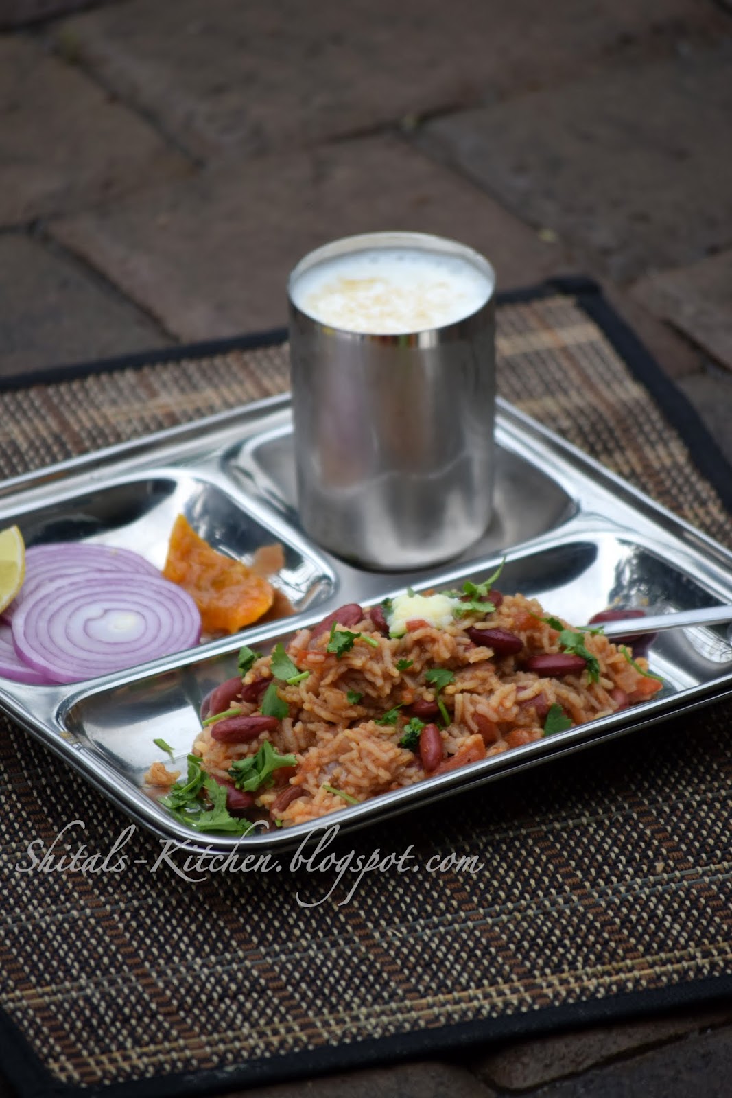 Shital's-Kitchen: One Pot Rajma-Rice