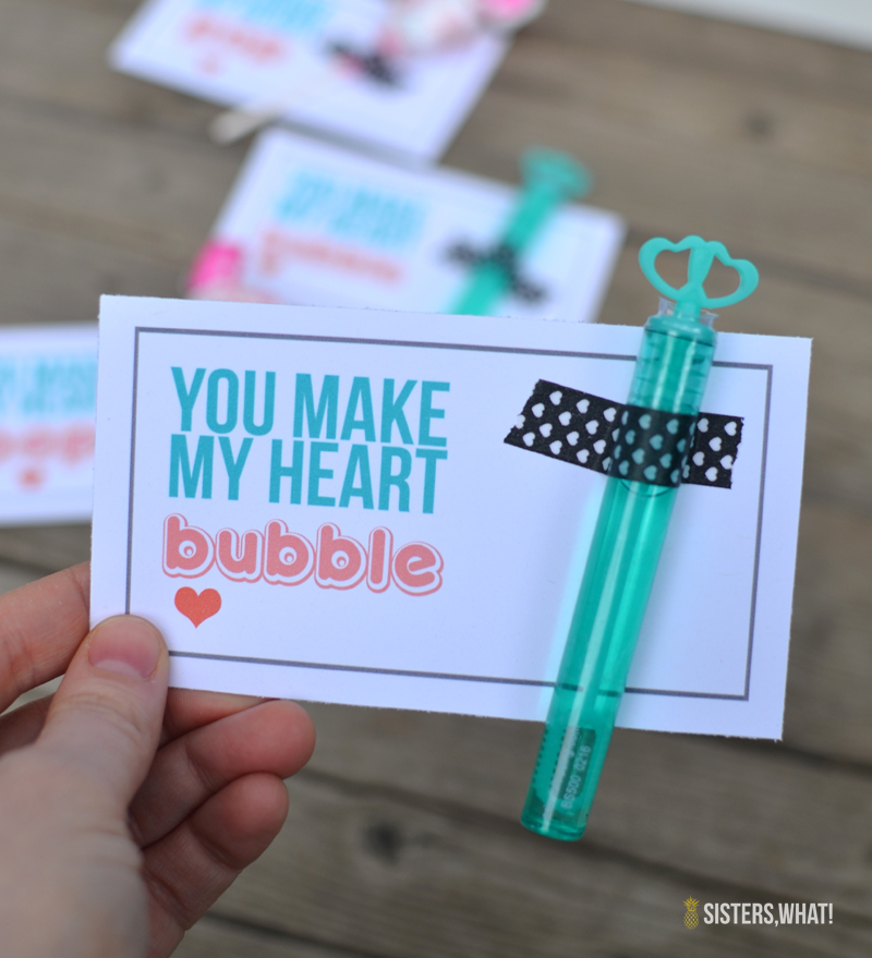 Bubbles, Blow Pop and Airplane Valentines - Free Printables - Sisters ...