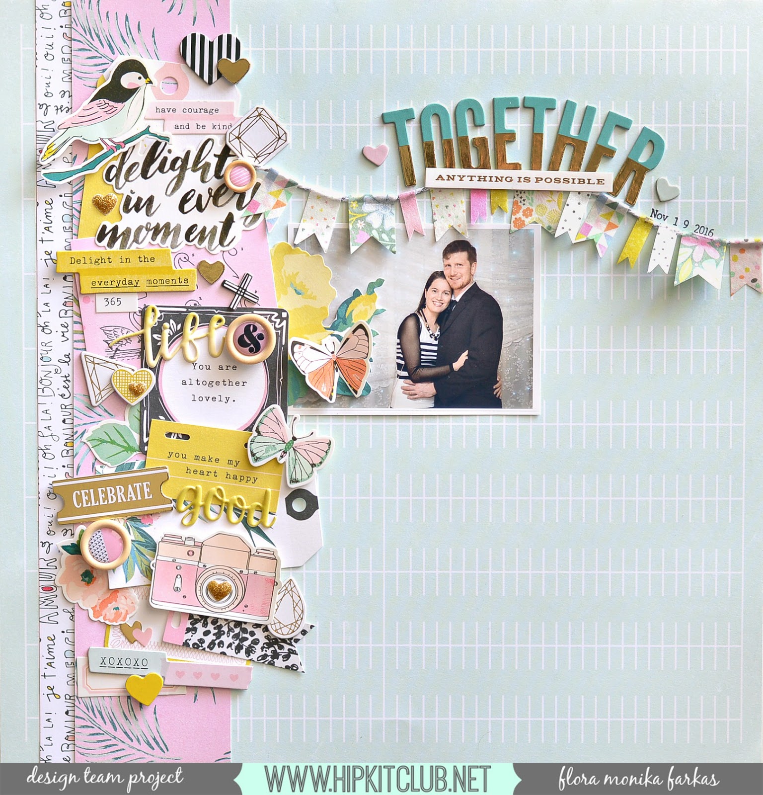 Huge embellishment cluster - Hip Kit Club | Flóra Mónika Farkas