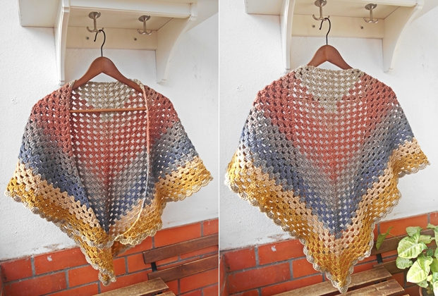 4 anos de blog e um xaile! - Faz bem aos olhos | Crochet - Crafts ...