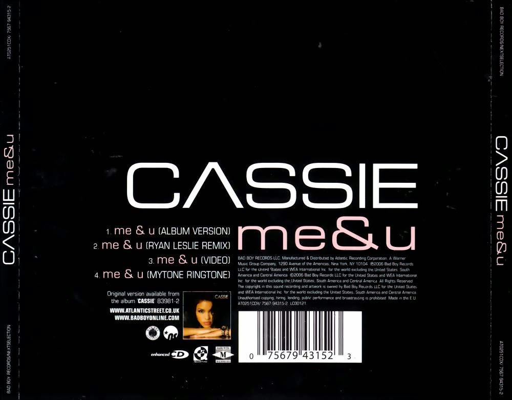 highest level of music: Cassie - Me & U-(CDS)-2006-hlm