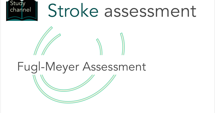 Fugl-Meyer Assessment（FMA） - Study channel