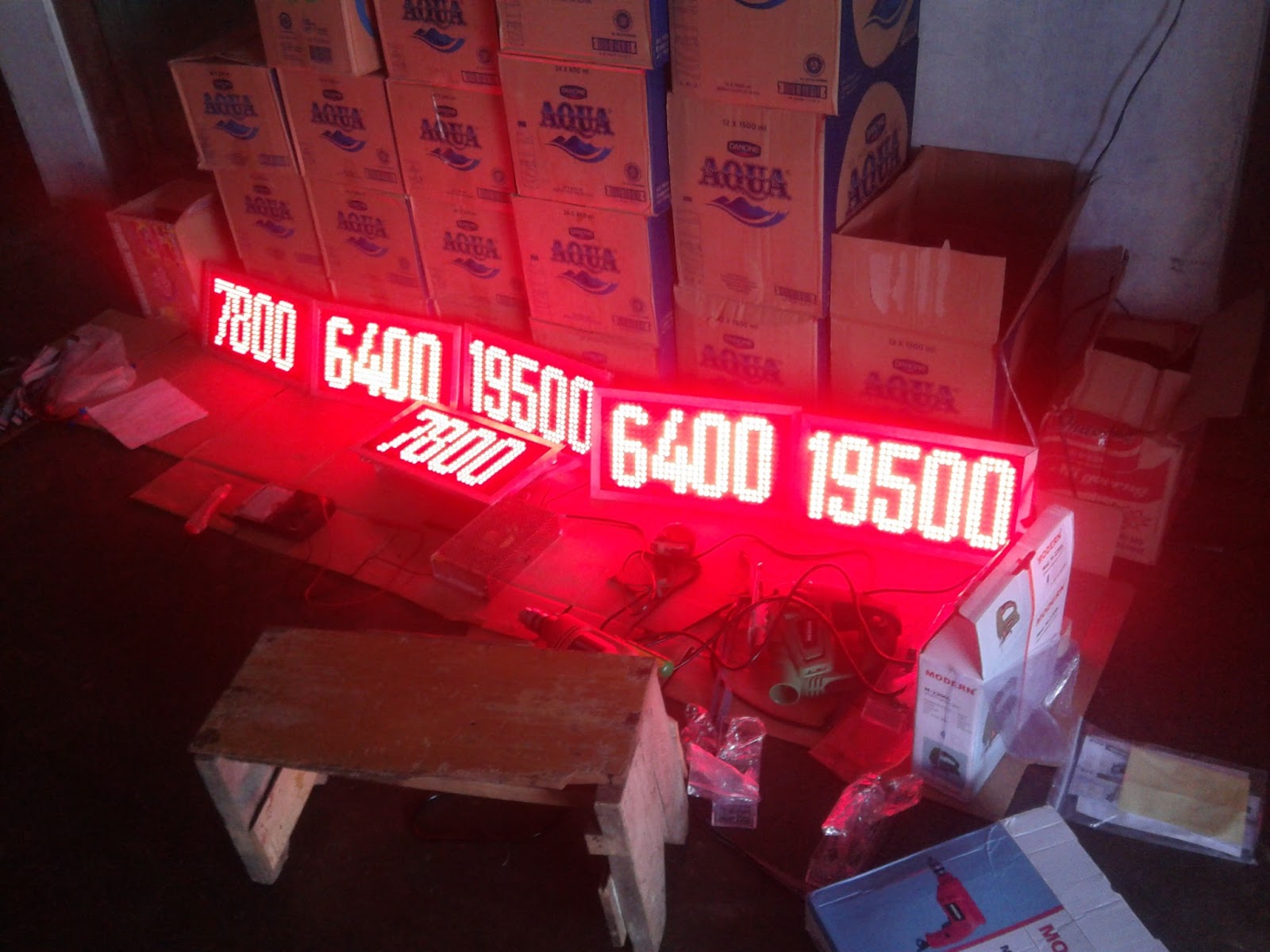 Display harga SPBU TOTEM