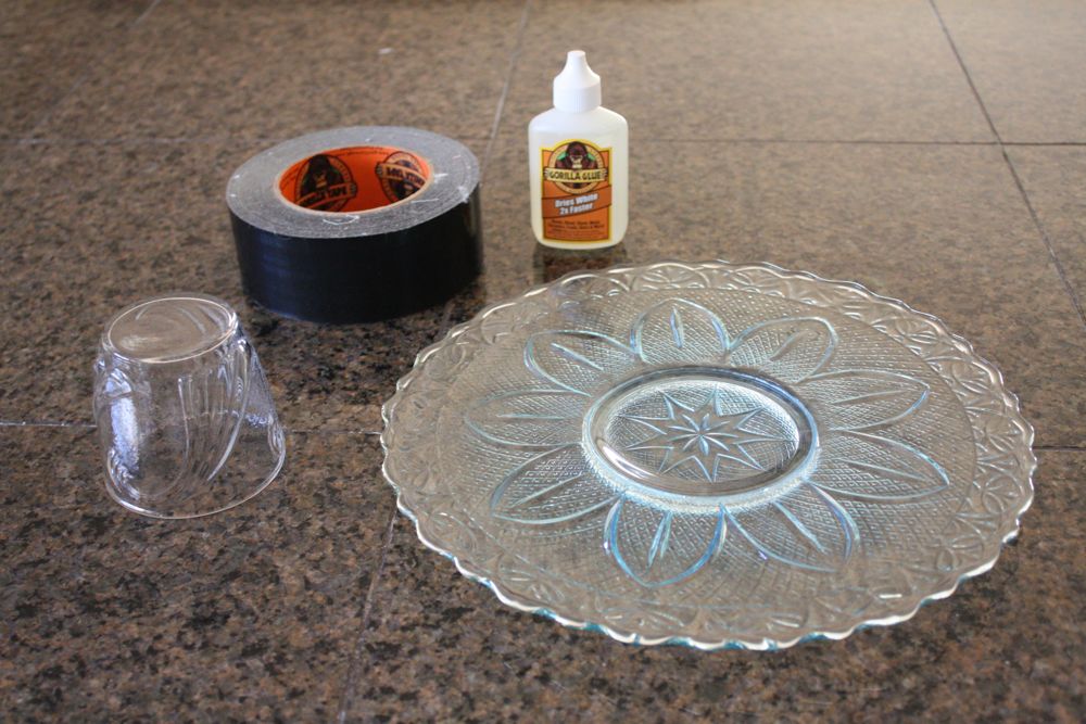 DIY cake plate
