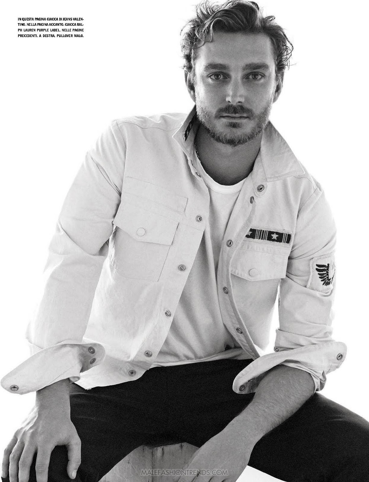 Pierre Casiraghi por Tom Munro para L'Uomo Vogue