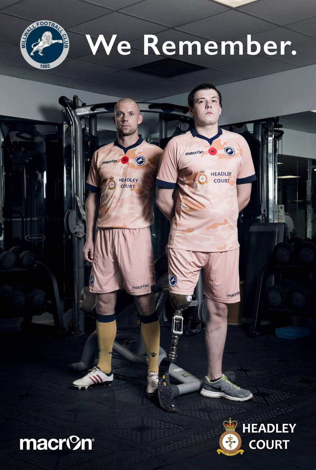 Millwall FC 2014 Commemorative Camouflage Kit - 100th anniversary of ...