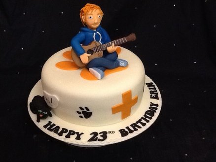 Food, Cats, And Ed Sheeran. : Ed Sheeran Cake. OMG.