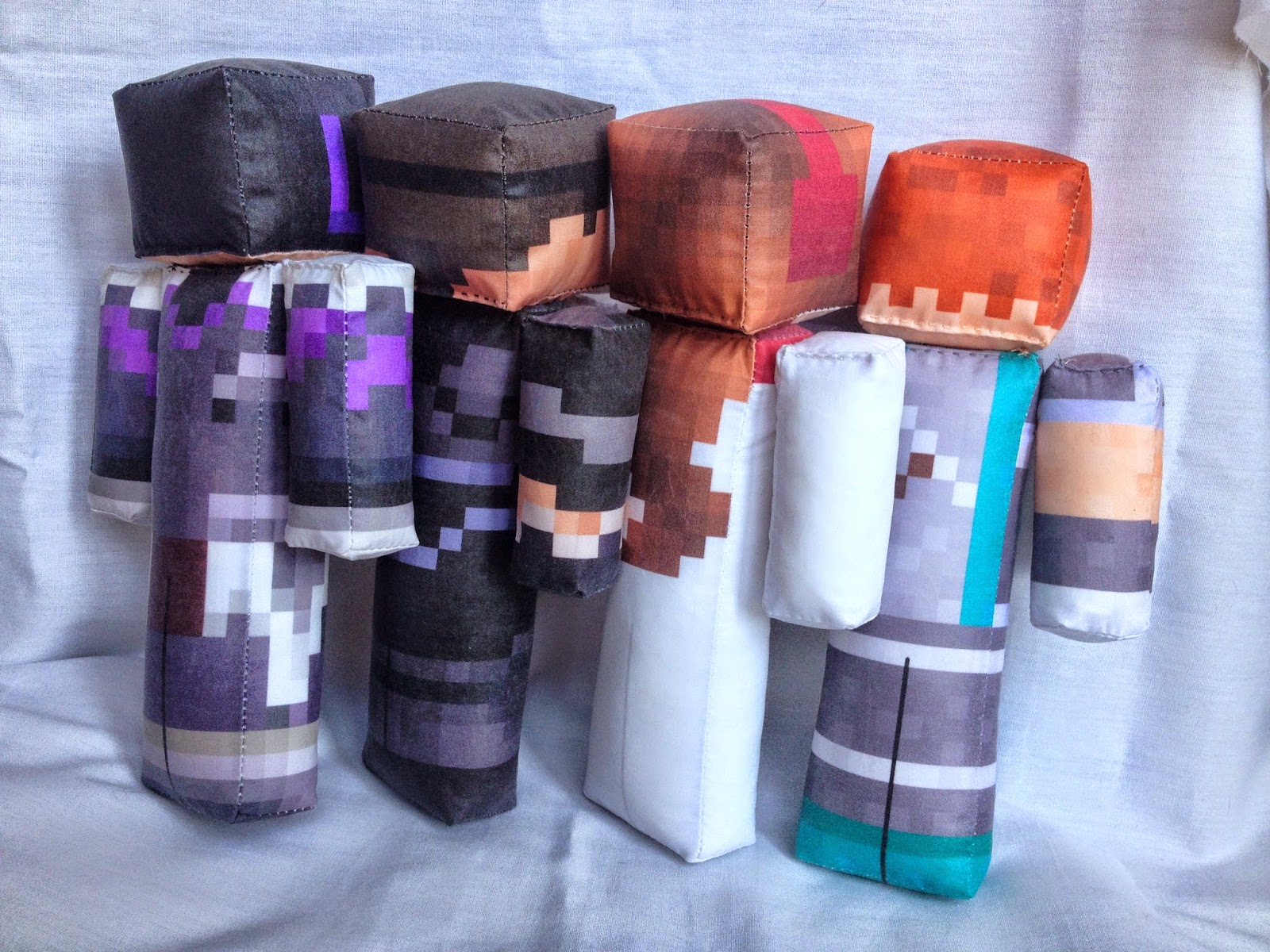 CraftingNerdy: Minecraft Custom Skin Plush Toys